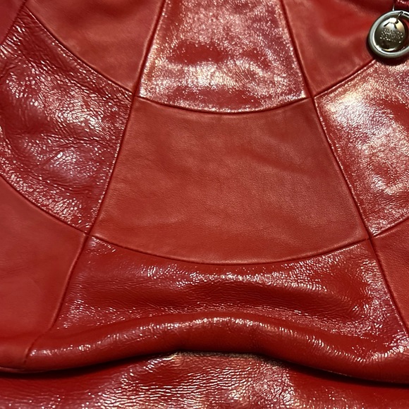 Franco Sarto | Bags | Franco Sarto Red Leather Shoulder Bag | Poshmark